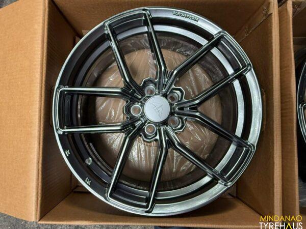 17” Apex AP-F38 Mags 5Holes pcd 100 Brandnew Titanium Silver – Mindanao ...